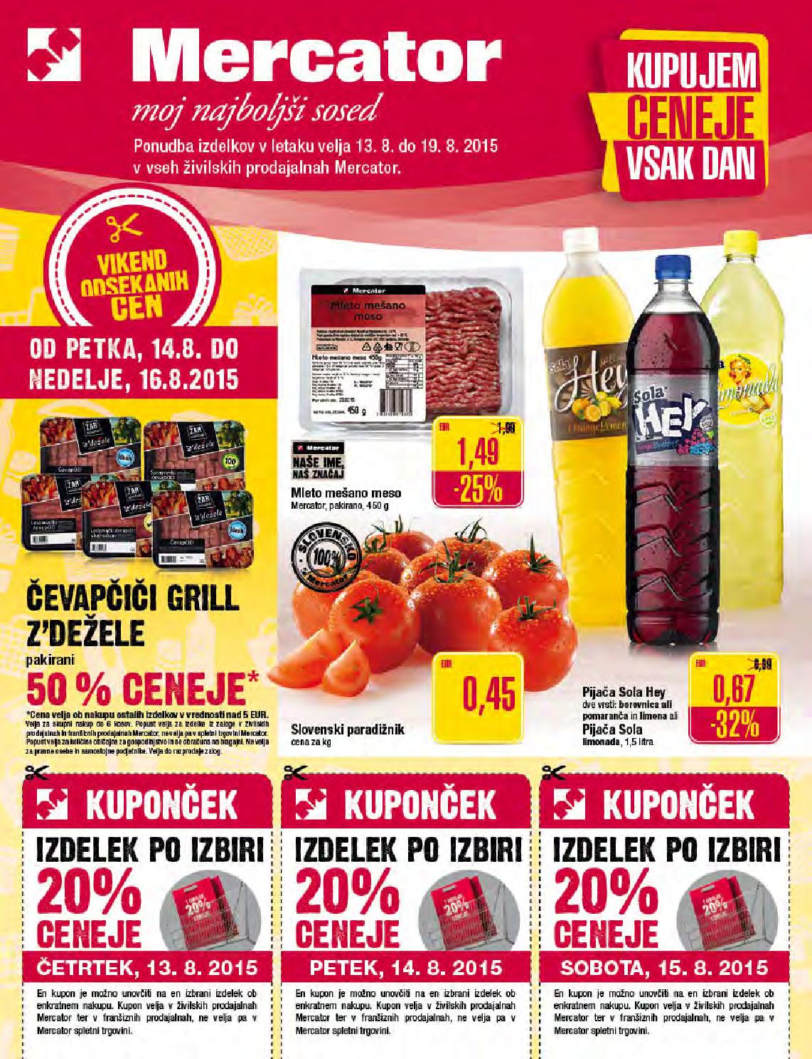Mercator katalog 13.- 19. 8. 2015 by Vsikatalogi.si - Issuu