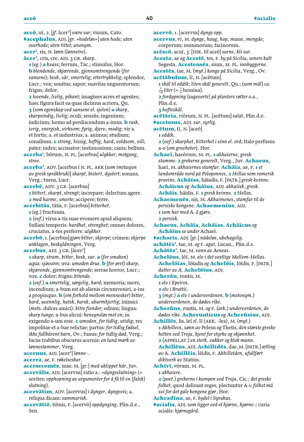 Latinsk ordbok by Cappelen Damm - Issuu