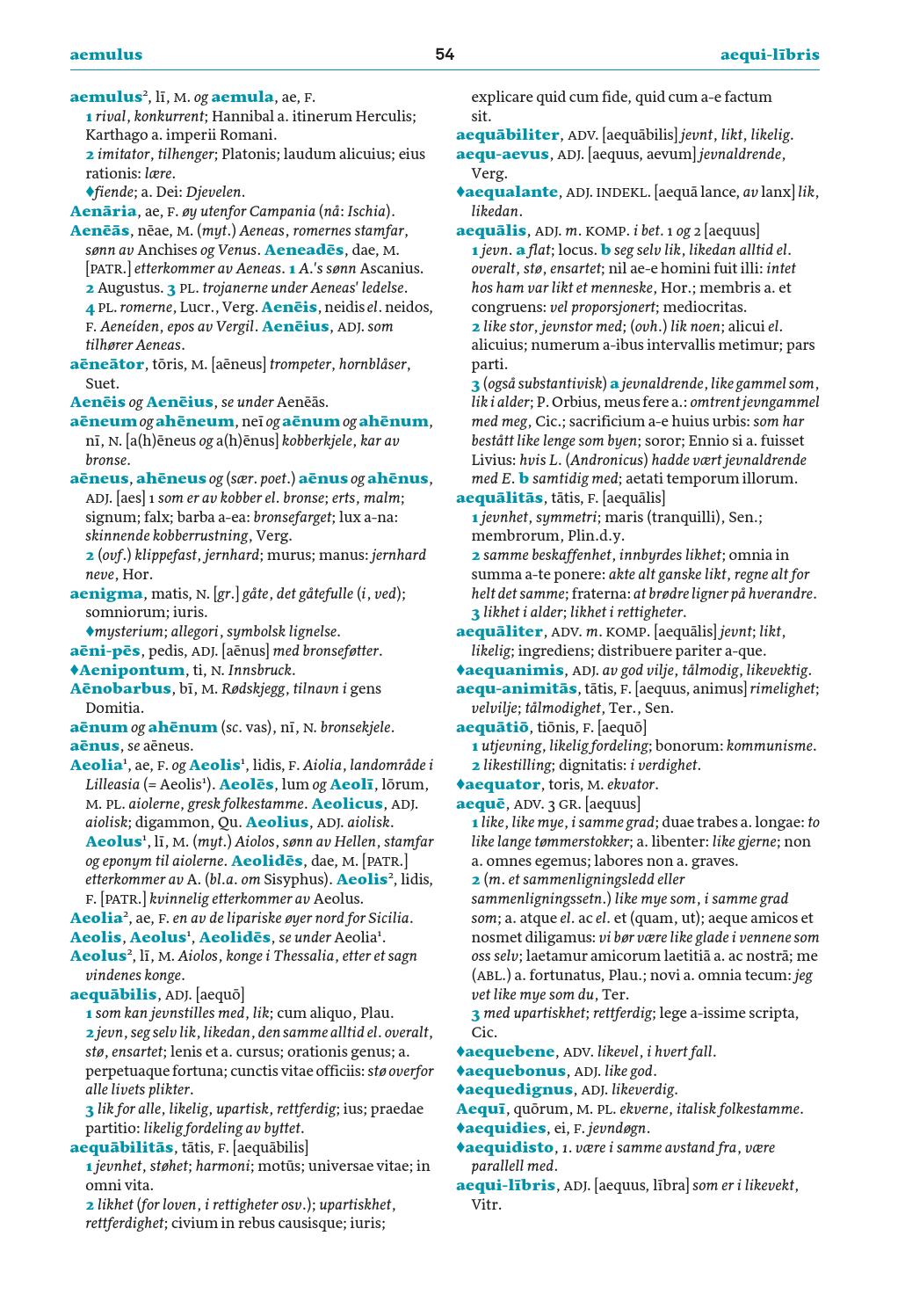 Latinsk ordbok by Cappelen Damm - Issuu