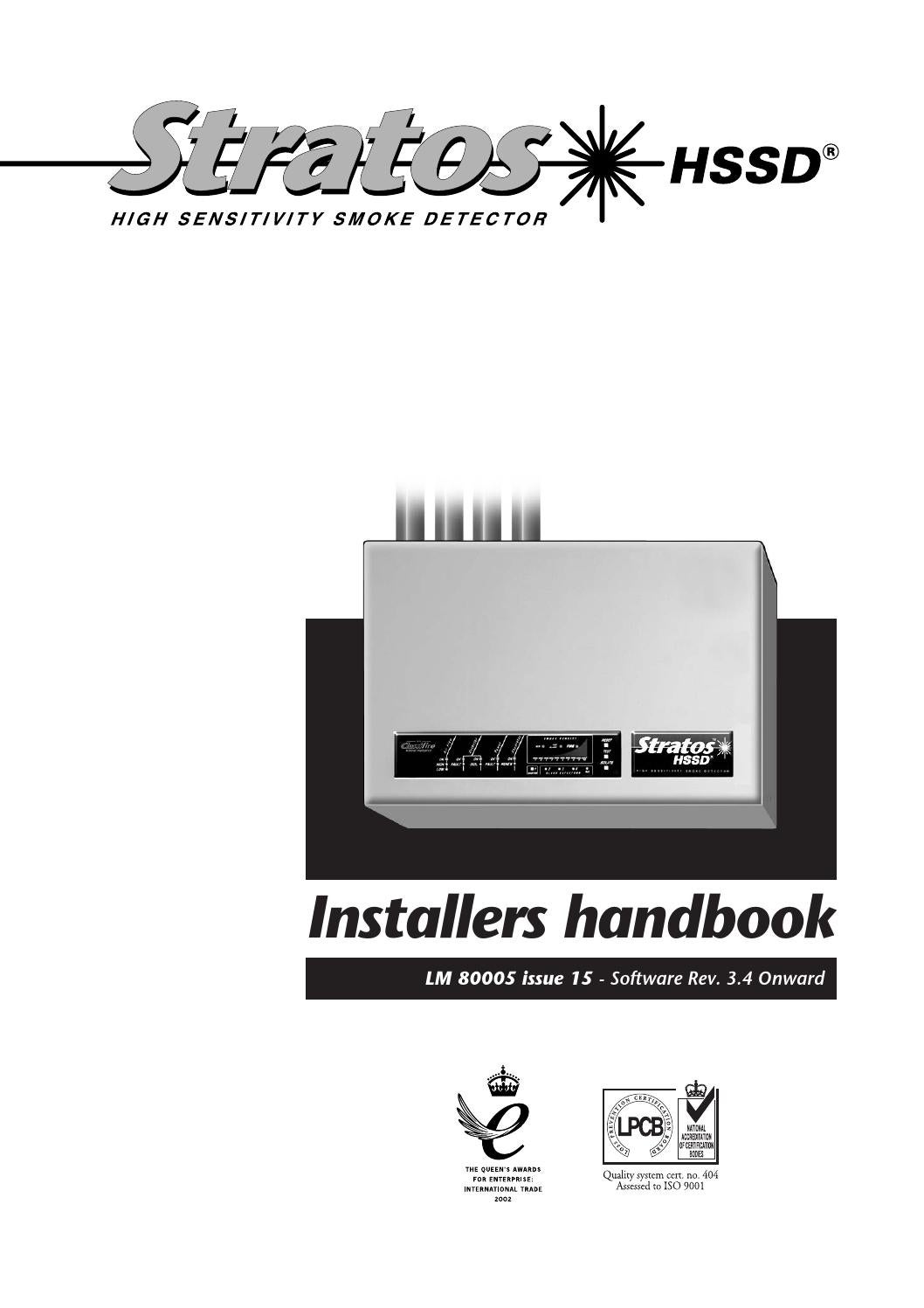 Stratos hssd Master-Slave SenseTek by SenseTek Fire & Security ...
