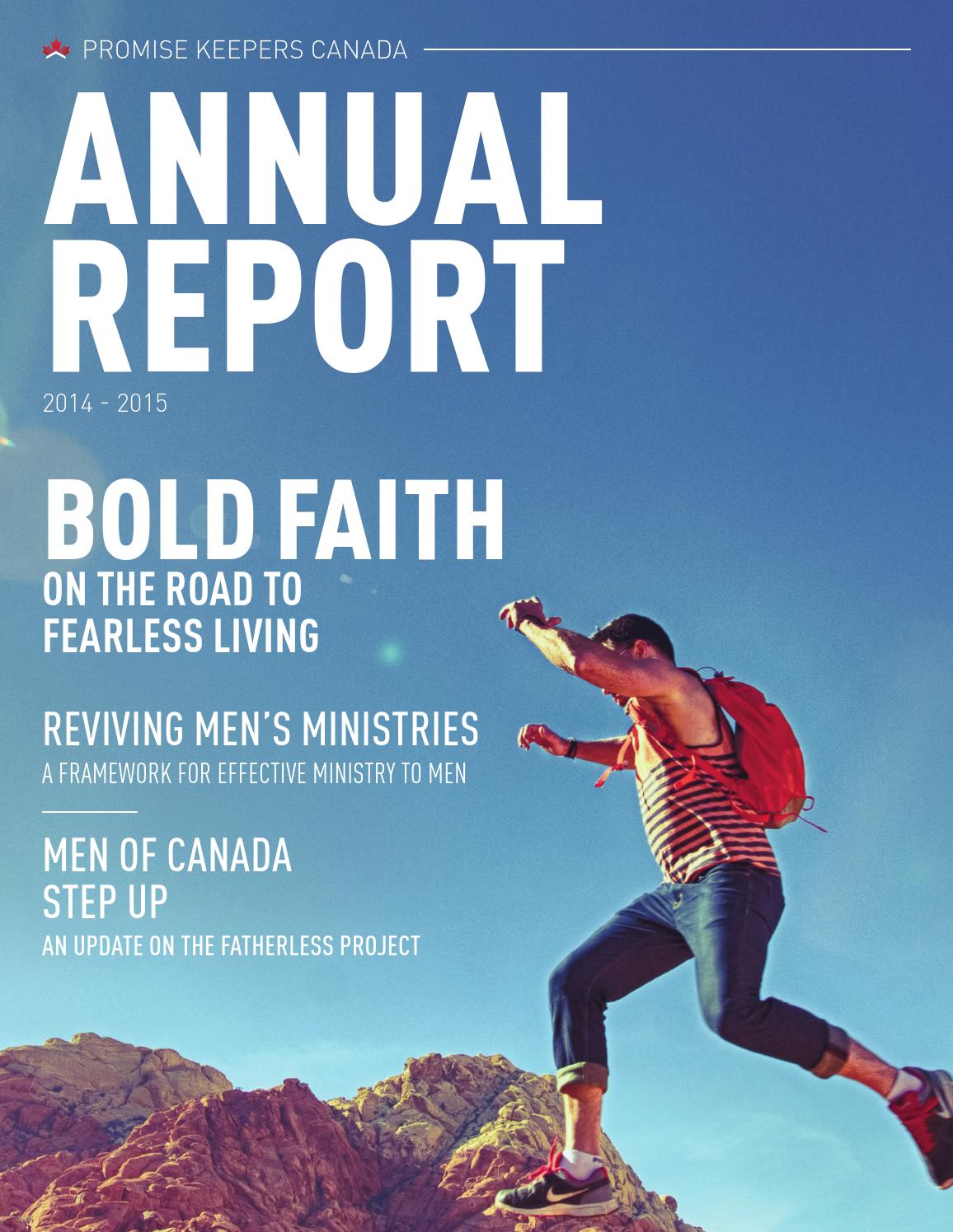 Annual Report (2014-2015) by Impactus | Promise Keepers Canada - Issuu