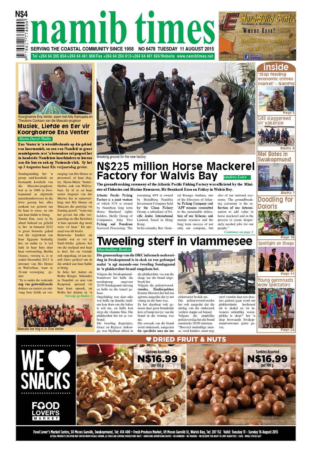 11 aug namib times e edition by Namib Times Virtual - Issuu