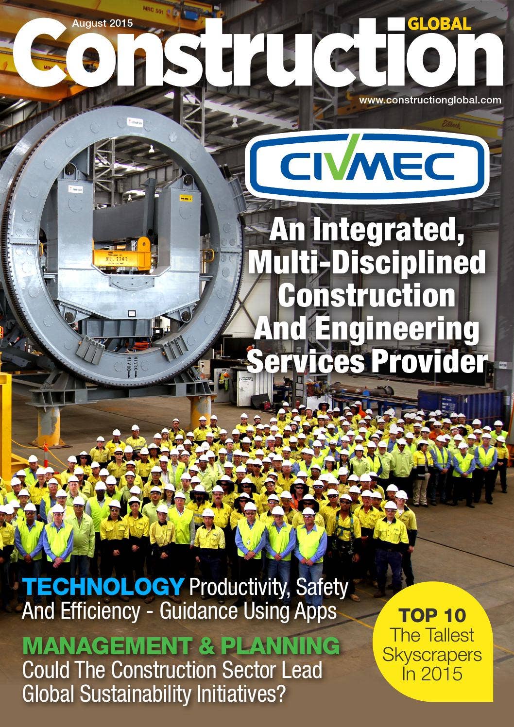 Construction Global Magazine - August 2015 by Construction Global - Issuu