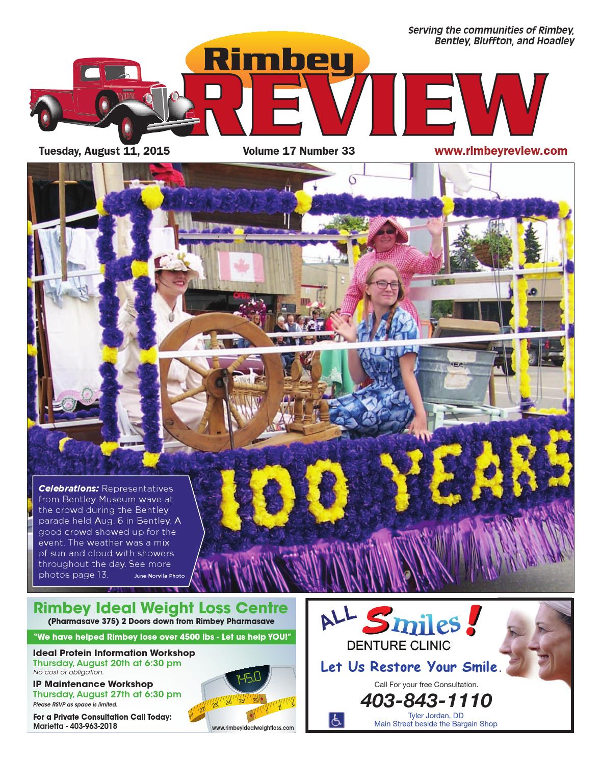 Rimbey Review, August 11, 2015 by Black Press Media Group - Issuu