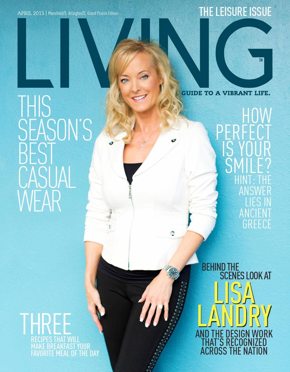 Lisa Landry Dallas Living magazine apr 2015 by Decorating Den Interiors ...