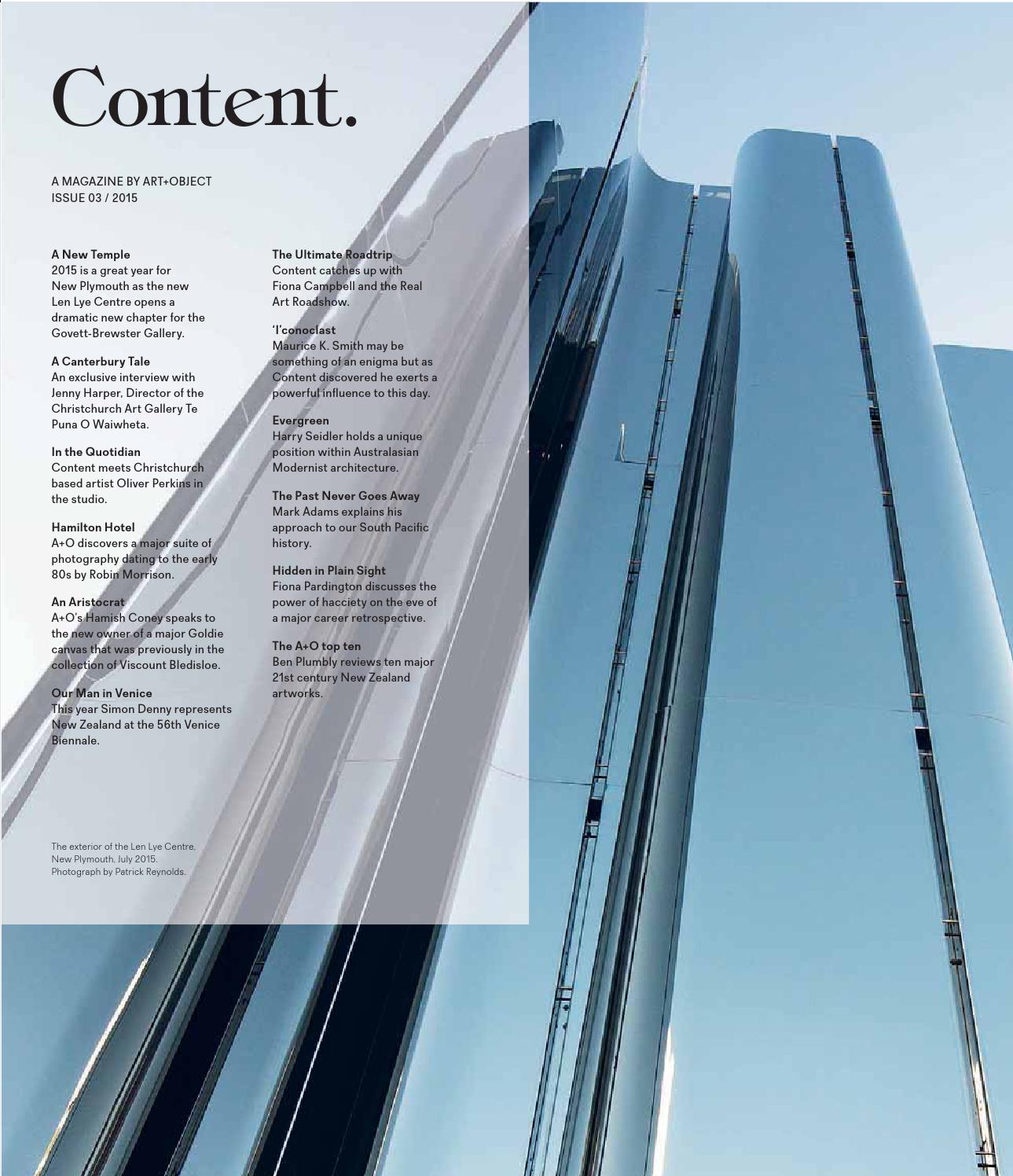 Content.03 by ART+OBJECT - Issuu