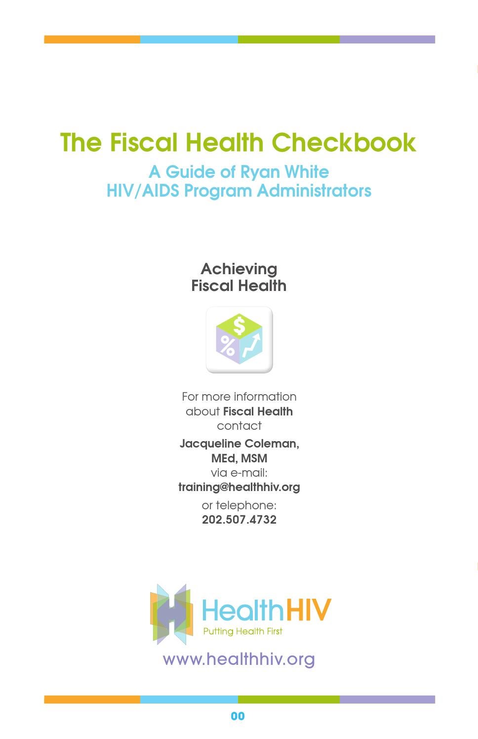 Fiscal Health Checkbook by HealthHIV - Issuu