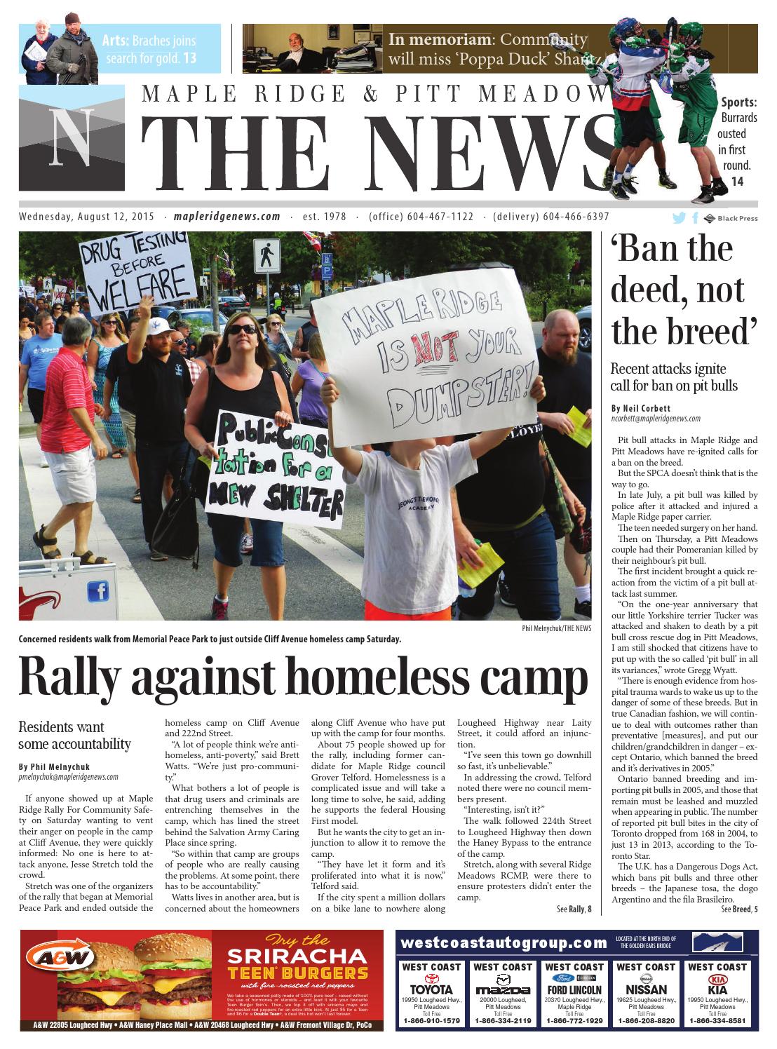 Maple Ridge News, August 12, 2015 by Black Press Media Group - Issuu