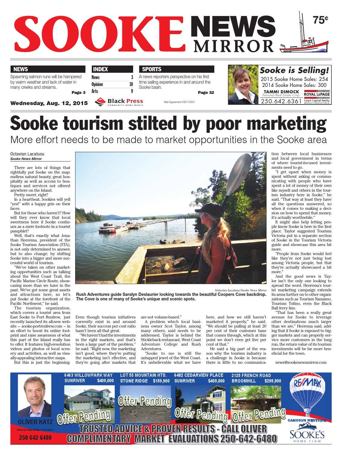 Sooke News Mirror, August 12, 2015 by Black Press Media Group - Issuu