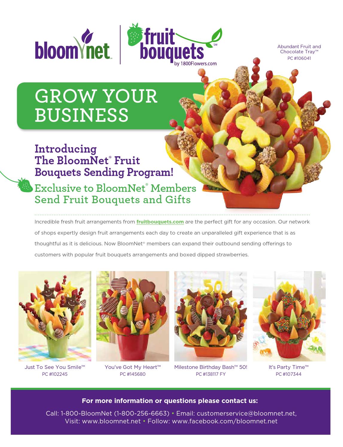 Fruit Bouquet Sending Program by BloomNet - Issuu