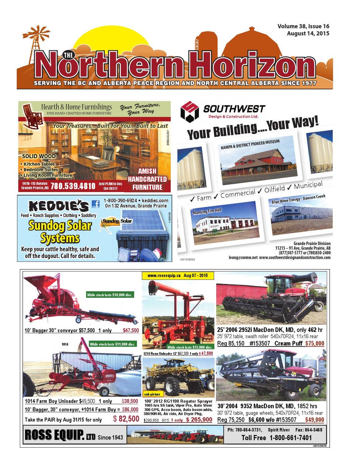 August 14, 2015 Edition Northern Horizon by The Northern Horizon - Issuu