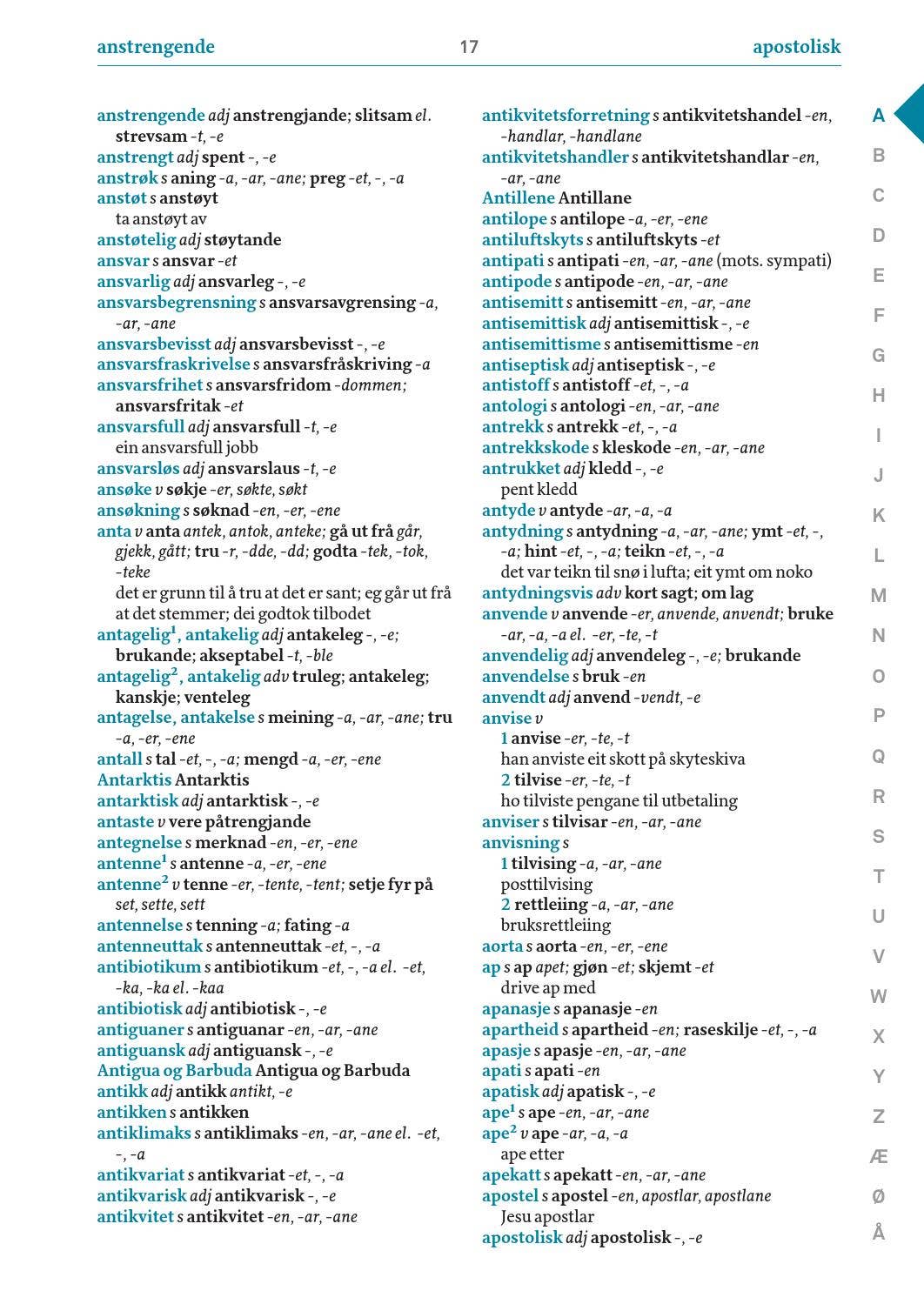 Bokmål- nynorsk ordbok by Cappelen Damm - Issuu