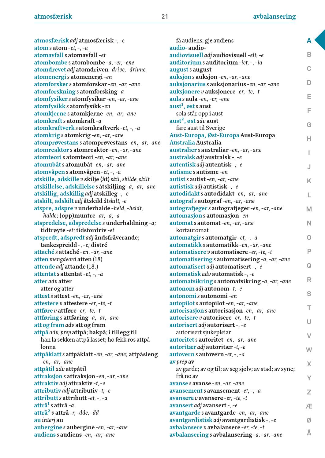 Bokmål- nynorsk ordbok by Cappelen Damm - Issuu