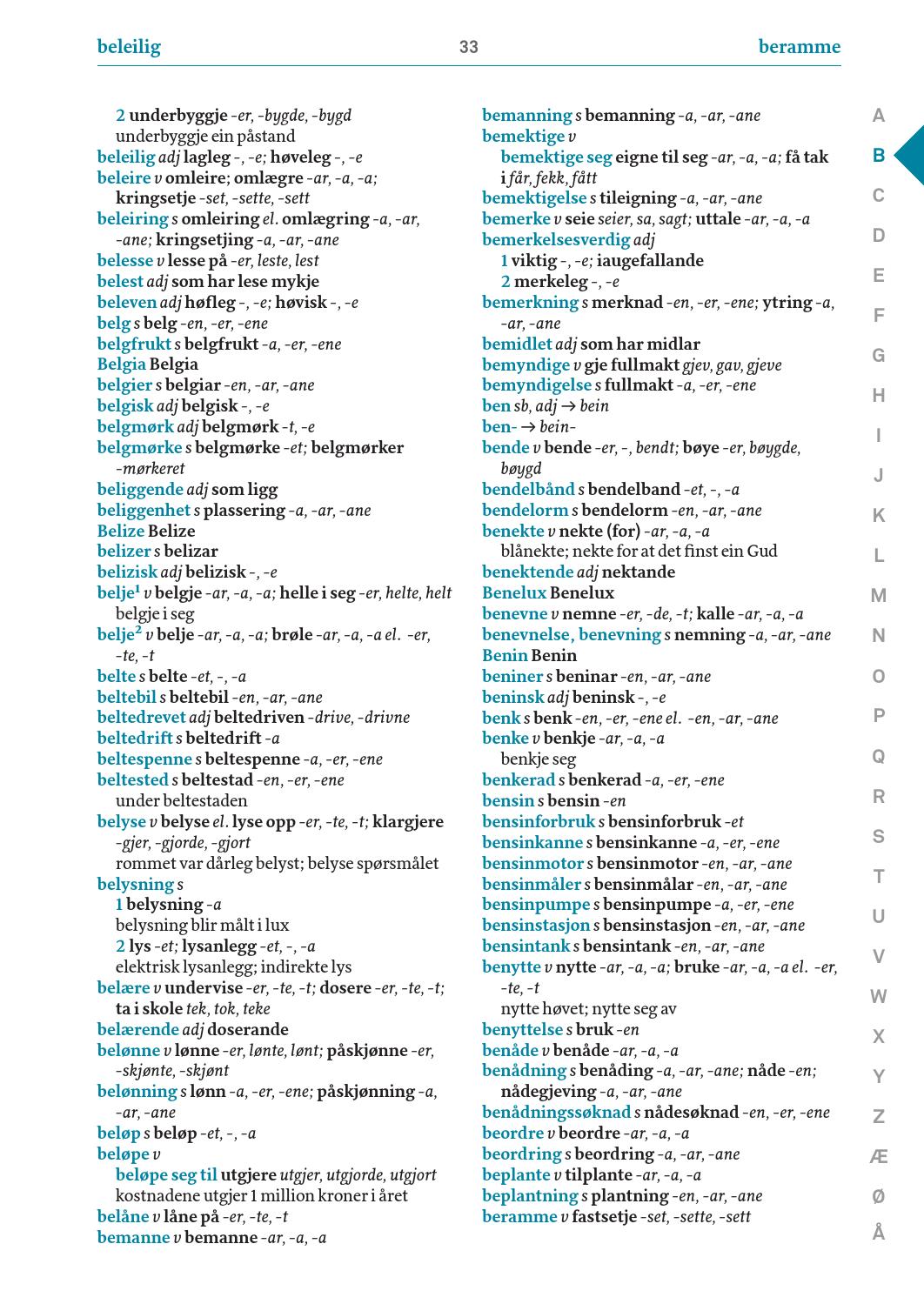 Bokmål- nynorsk ordbok by Cappelen Damm - Issuu