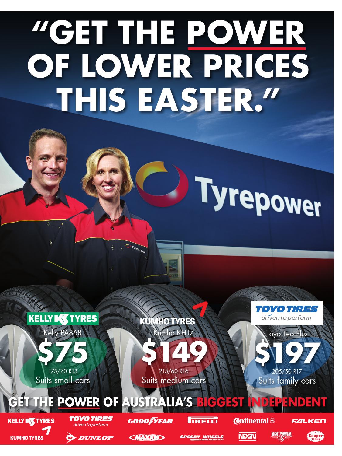 Tyrepower Low Price Easter Catalogue NSW March 2012 by Lachie Dunn - Issuu