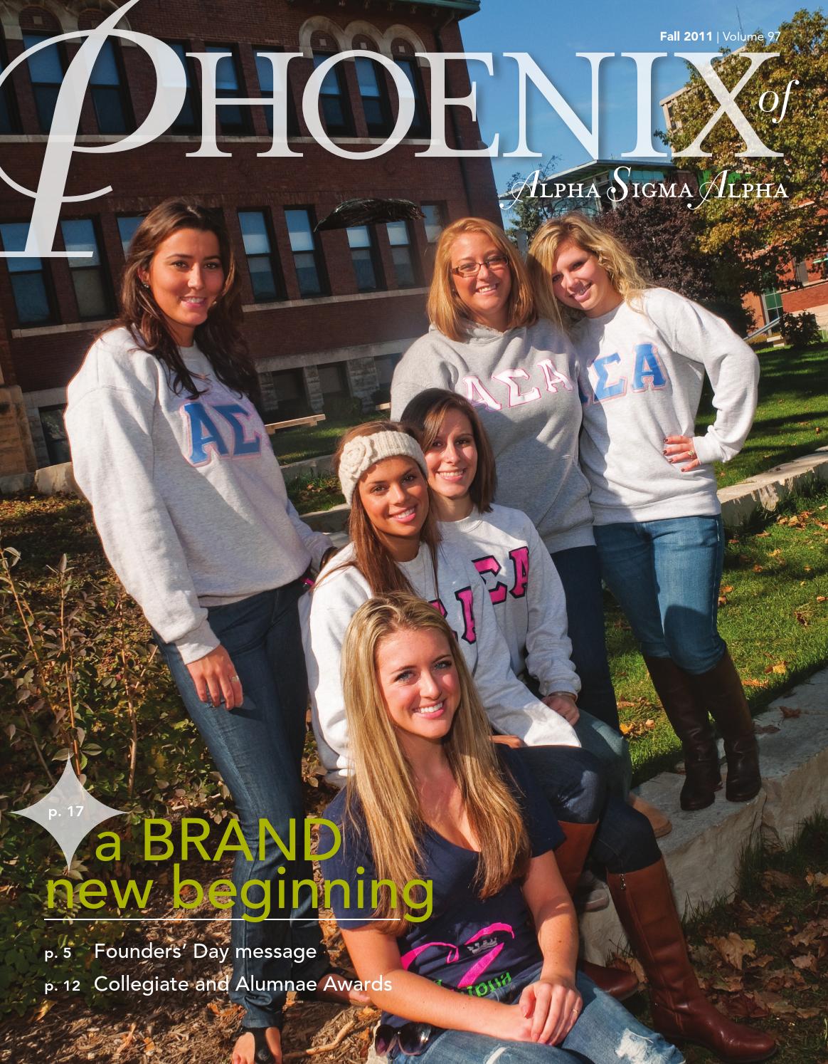 The Phoenix of Alpha Sigma Alpha: Fall 2011 by Alpha Sigma Alpha ...