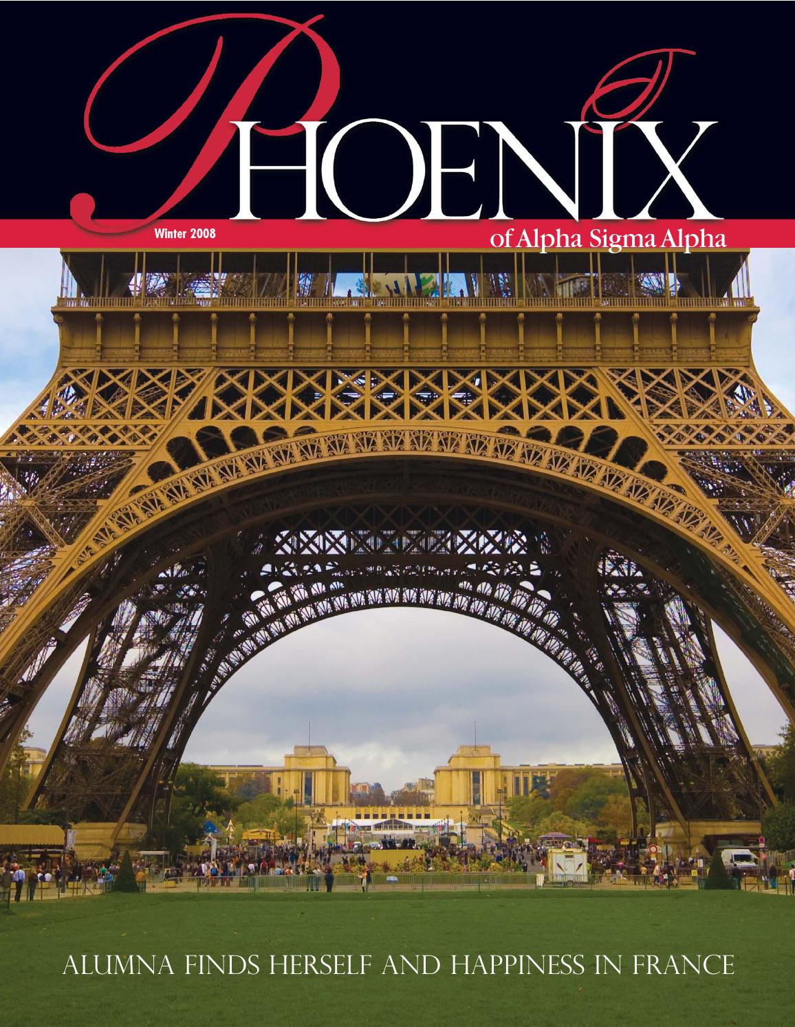 The Phoenix of Alpha Sigma Alpha: Winter 2008 by Alpha Sigma Alpha ...