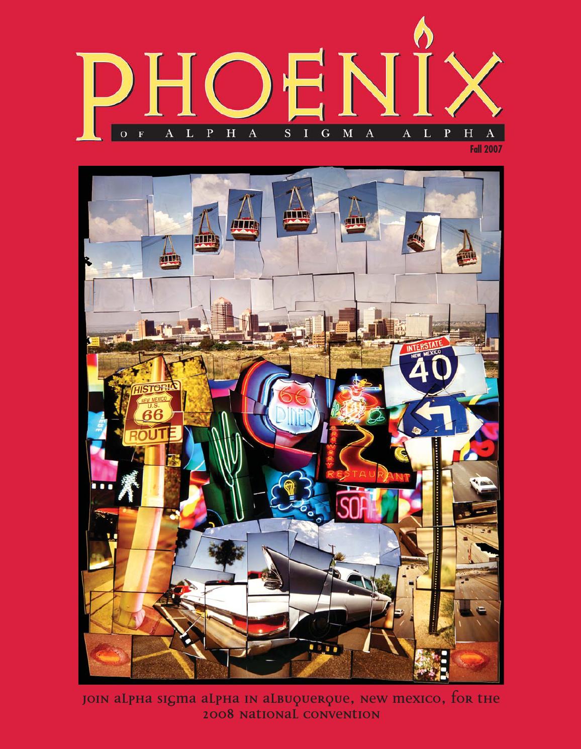The Phoenix of Alpha Sigma Alpha: Fall 2007 by Alpha Sigma Alpha ...