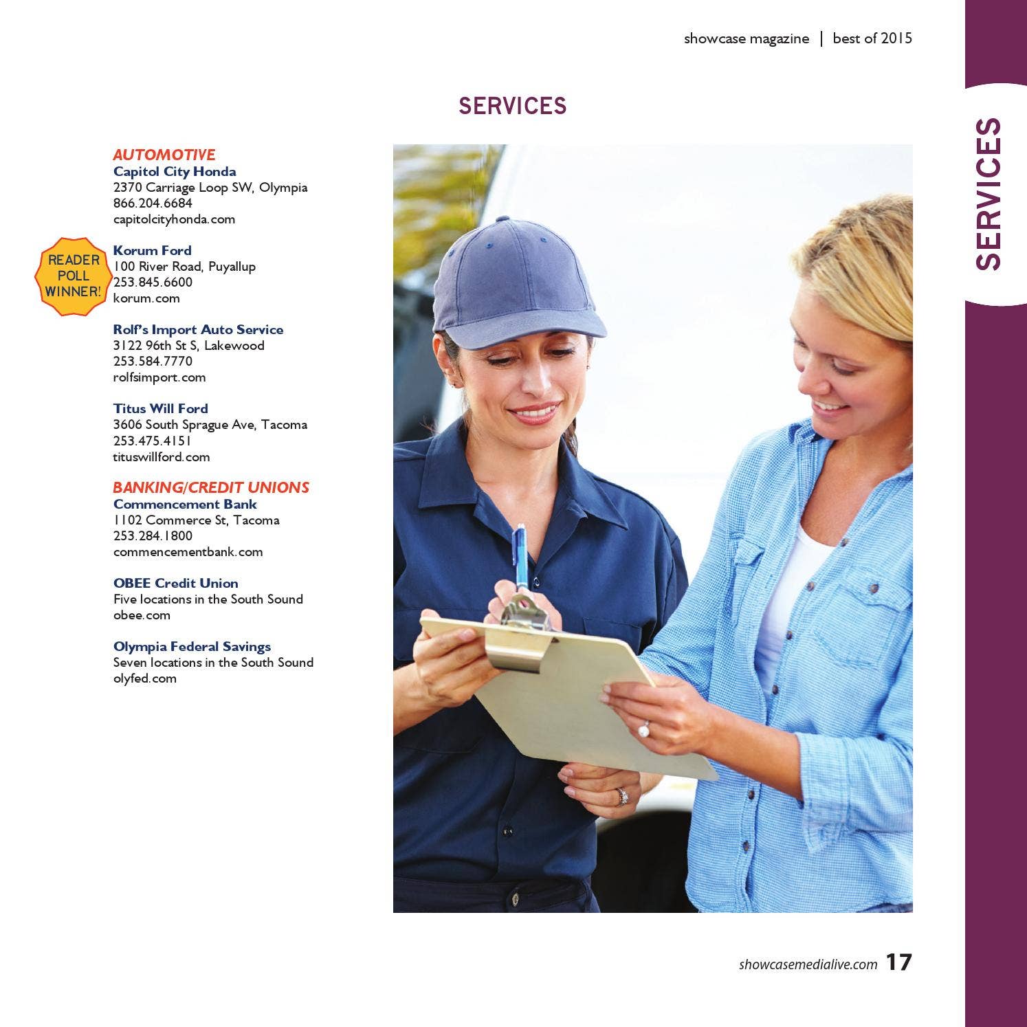 ShowCase Magazine, Best of 2015 by ShowCase Media - Issuu