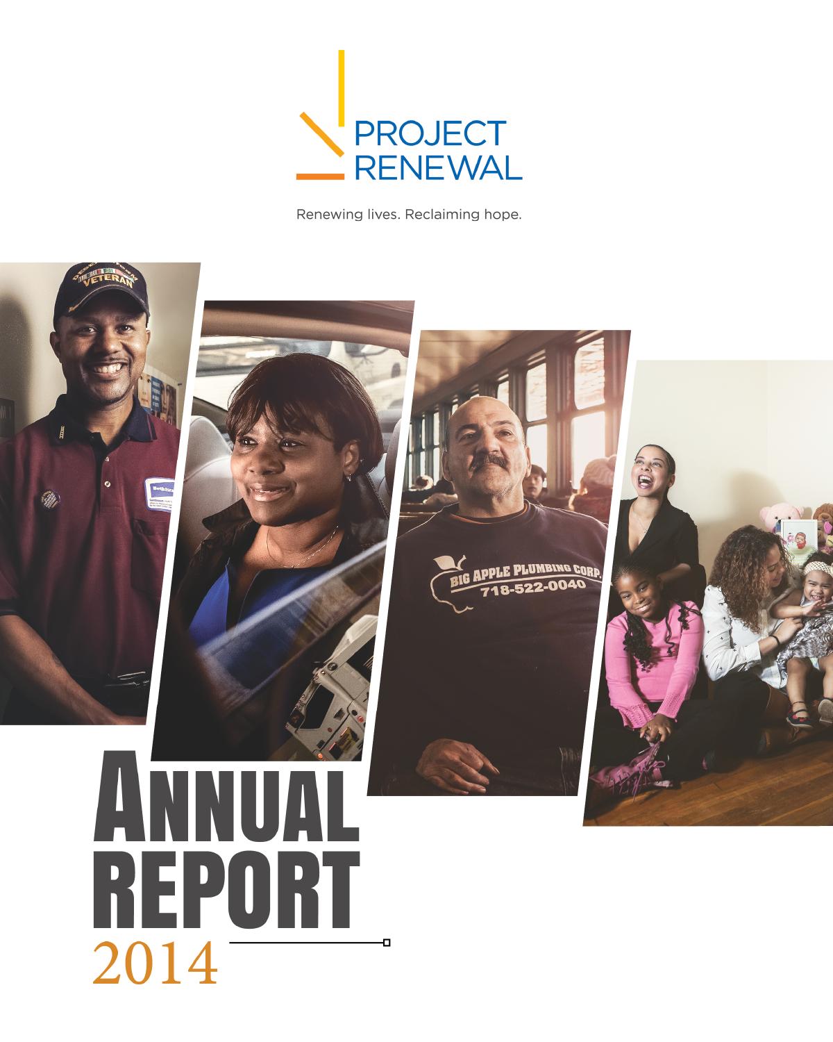 2014 Annual Report by Project Renewal - Issuu