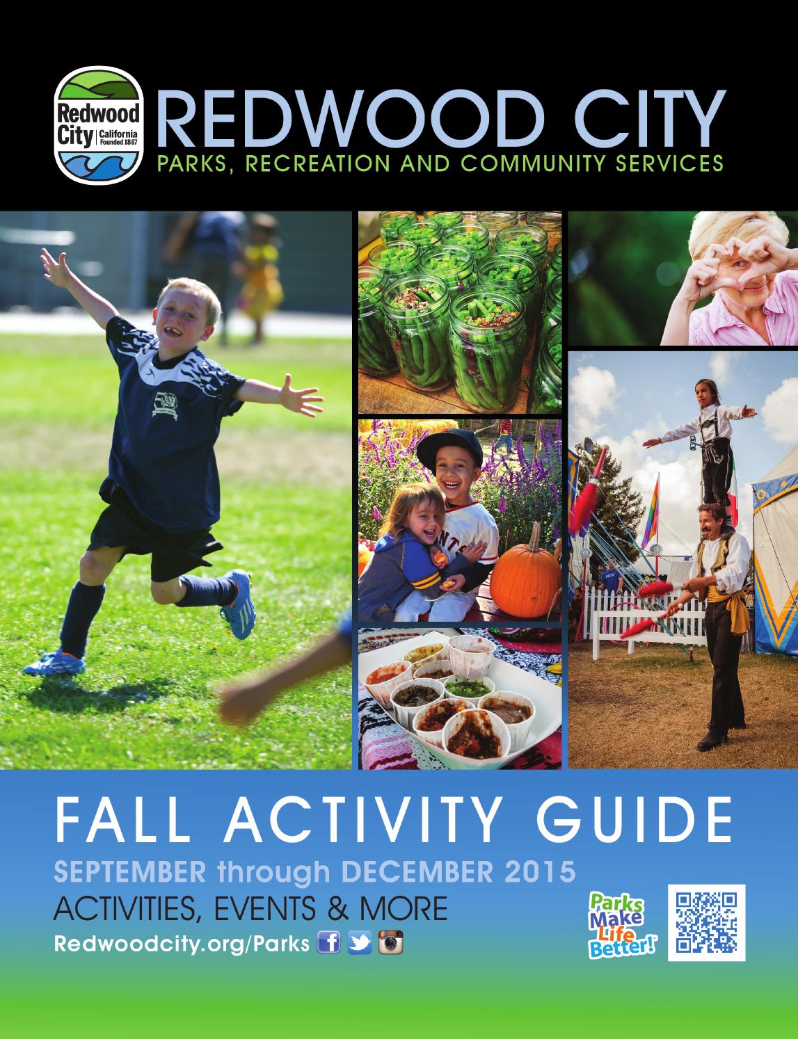 Redwood City Fall 2015 Activity Guide by Redwood City Parks, Recreation ...