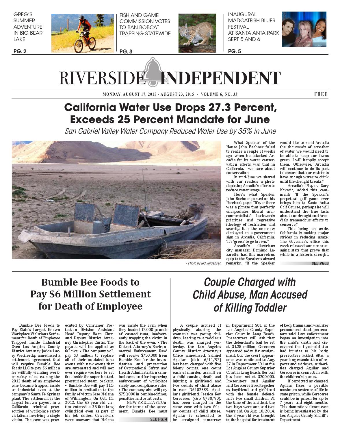 2015 08 17 monday riverside by Beacon Media News - Issuu