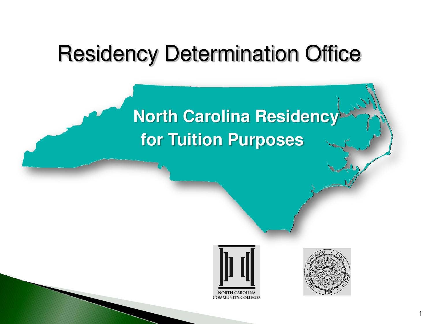 North Carolina Residency Tutorial for Tuition Purposes by UNC Charlotte ...