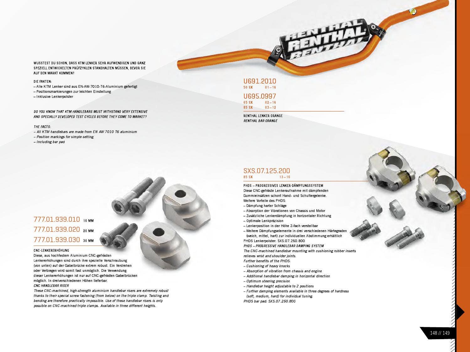 KTM PowerParts Offroad Catalog 2016 English / Deutsch by KTM GROUP - Issuu