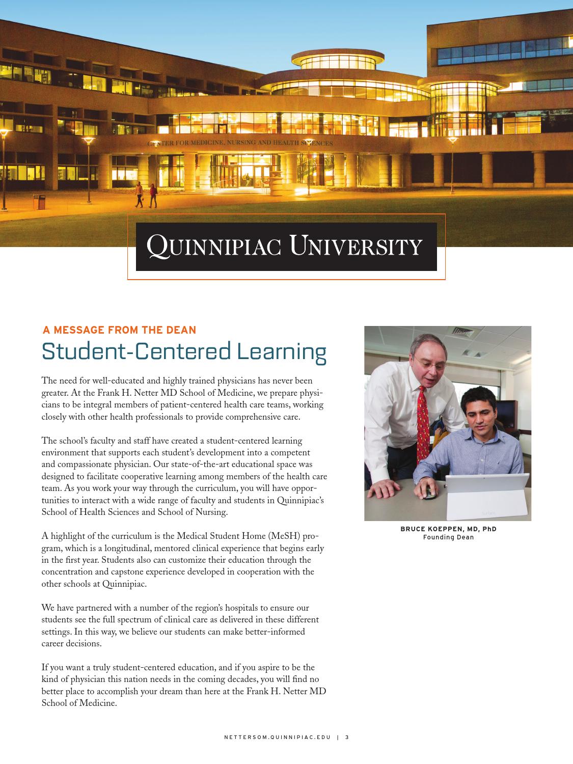 Frank H. Netter MD School of Medicine Viewbook by Quinnipiac University ...