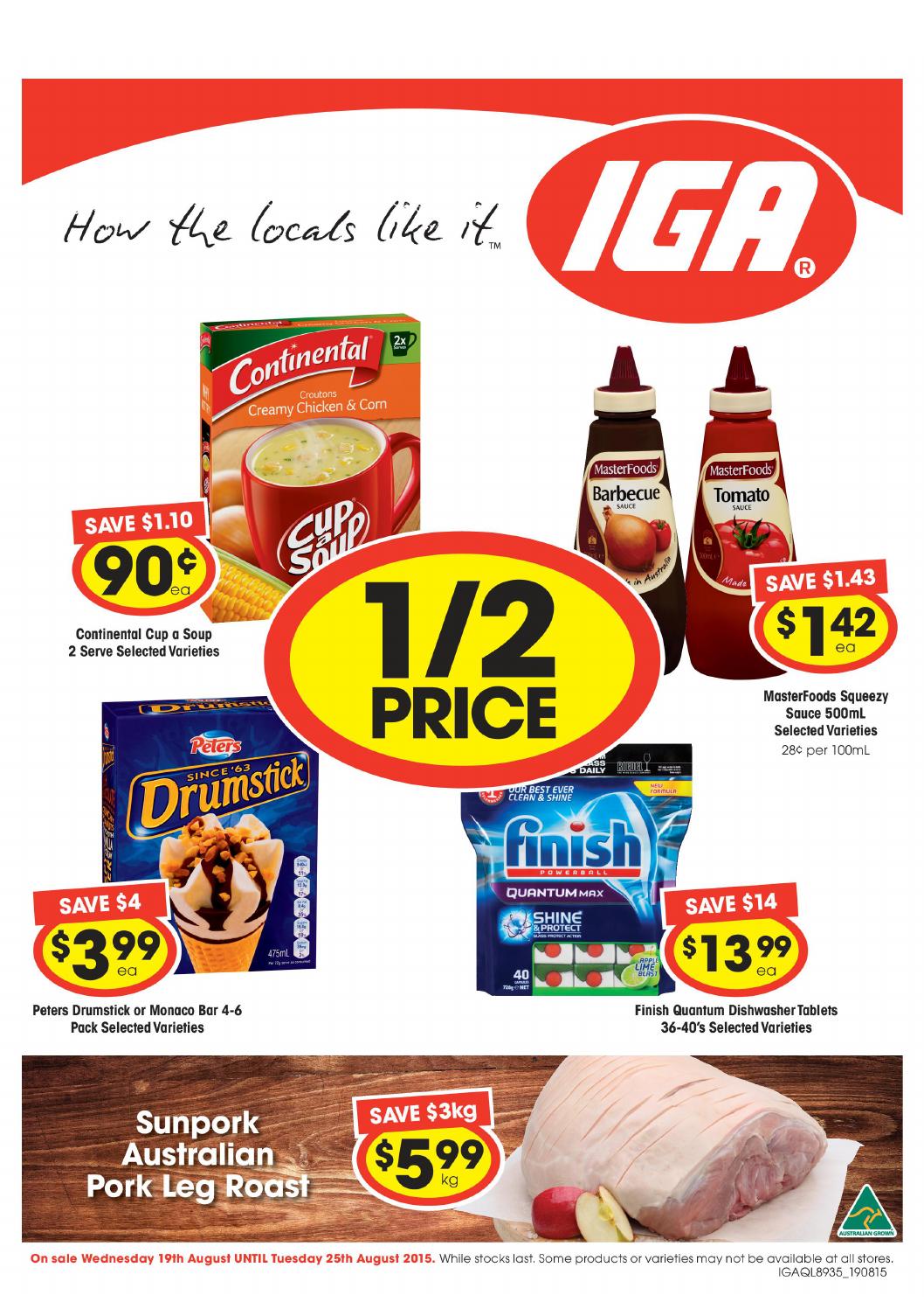 Iga glasshouse & landsborough catalogue on sale august 19 august 25 by ...