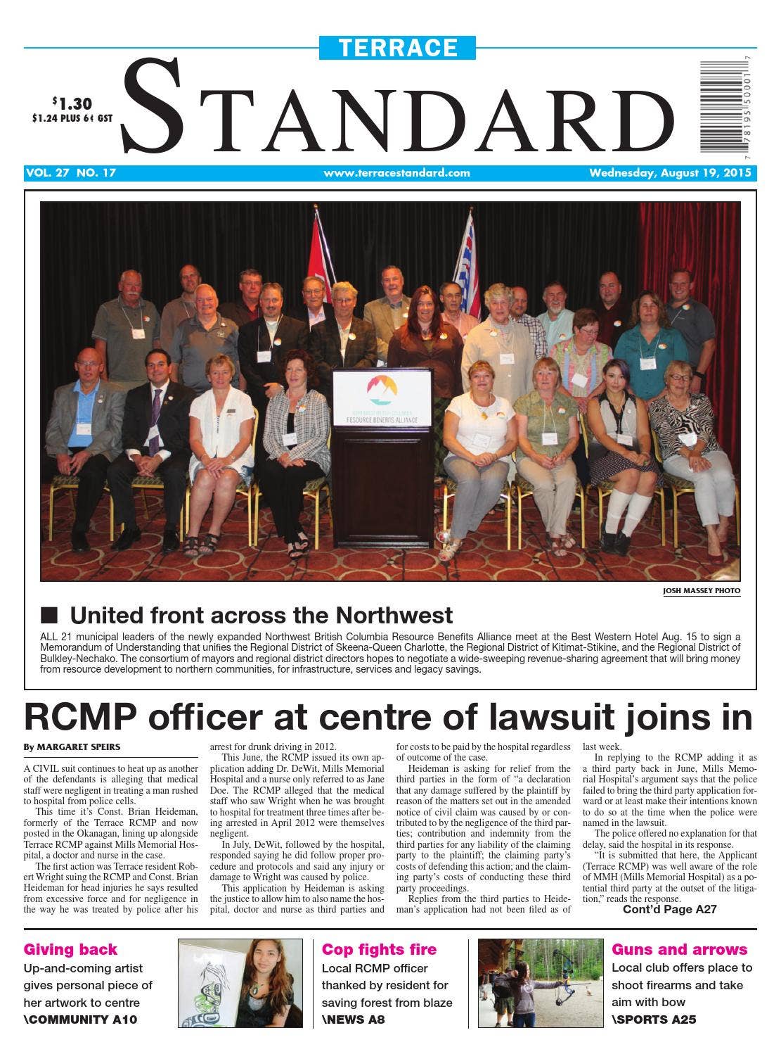 Terrace Standard, August 19, 2015 by Black Press Media Group - Issuu