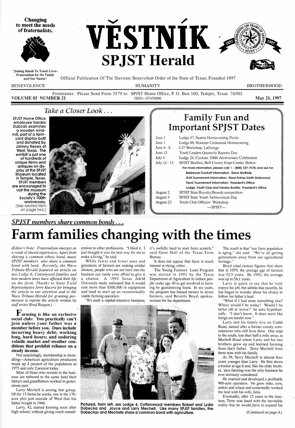 Vestnik 1997 05 21 by SPJST - Issuu