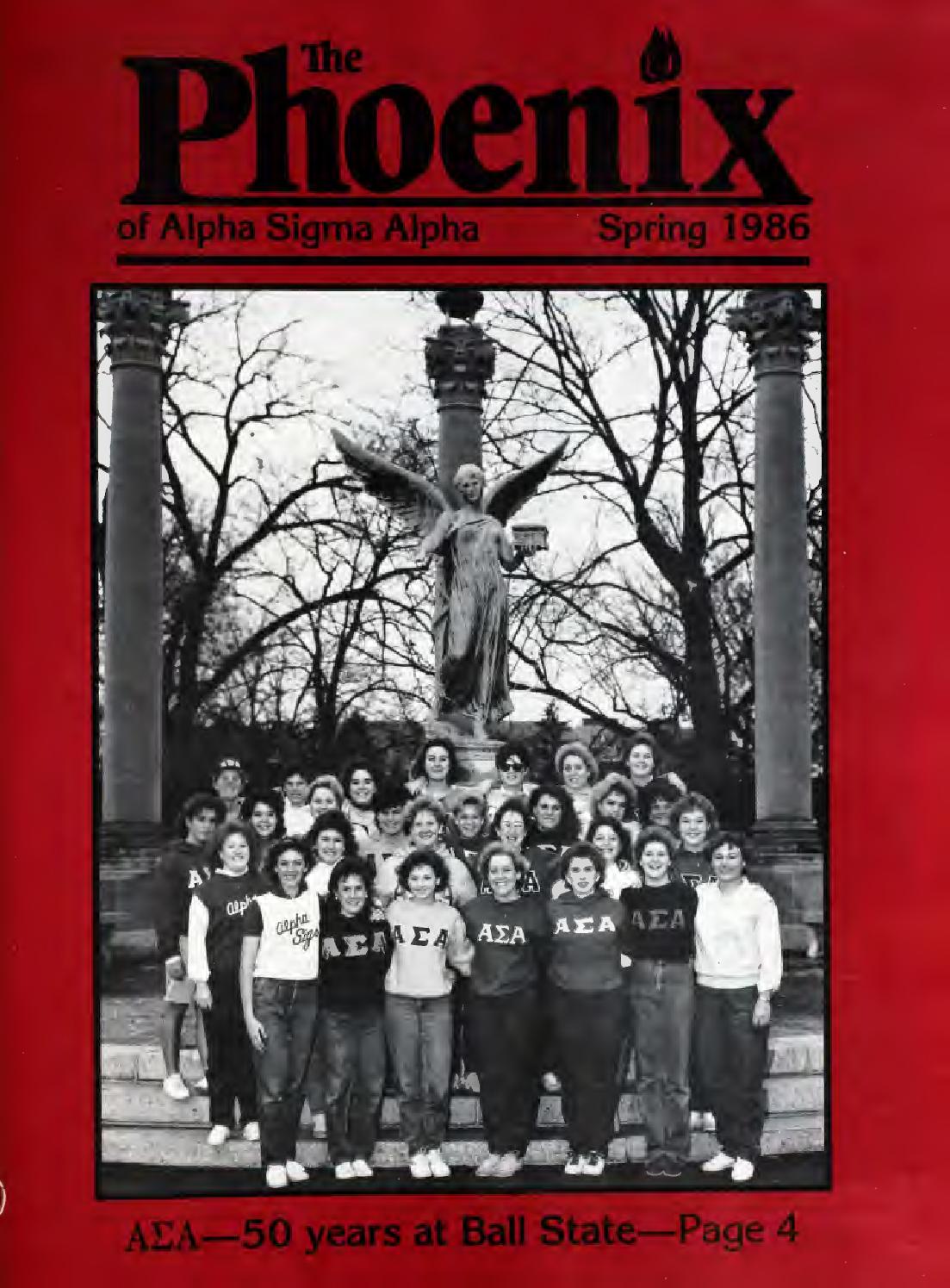 Asa phoenix vol 71 no 3 spring 1986 by Alpha Sigma Alpha Sorority - Issuu