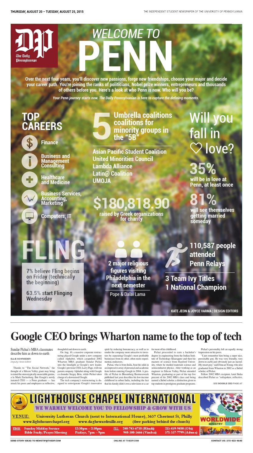 August 20, 2015 by The Daily Pennsylvanian - Issuu