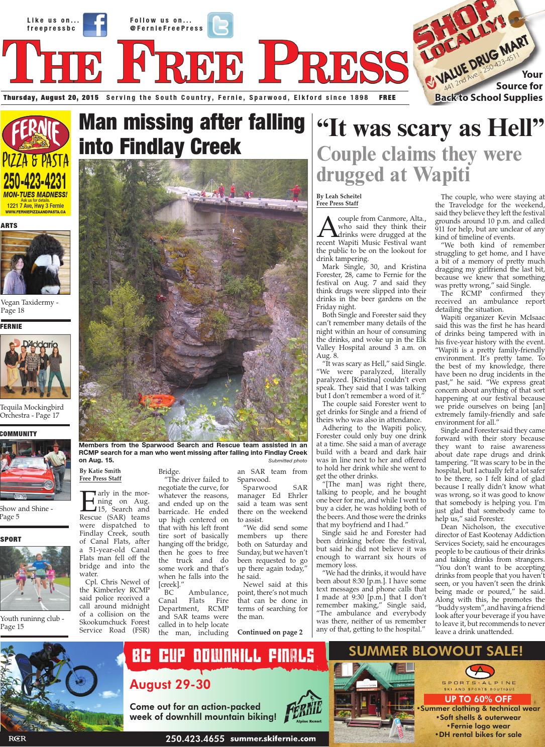 The Free Press, August 20, 2015 by Black Press Media Group - Issuu