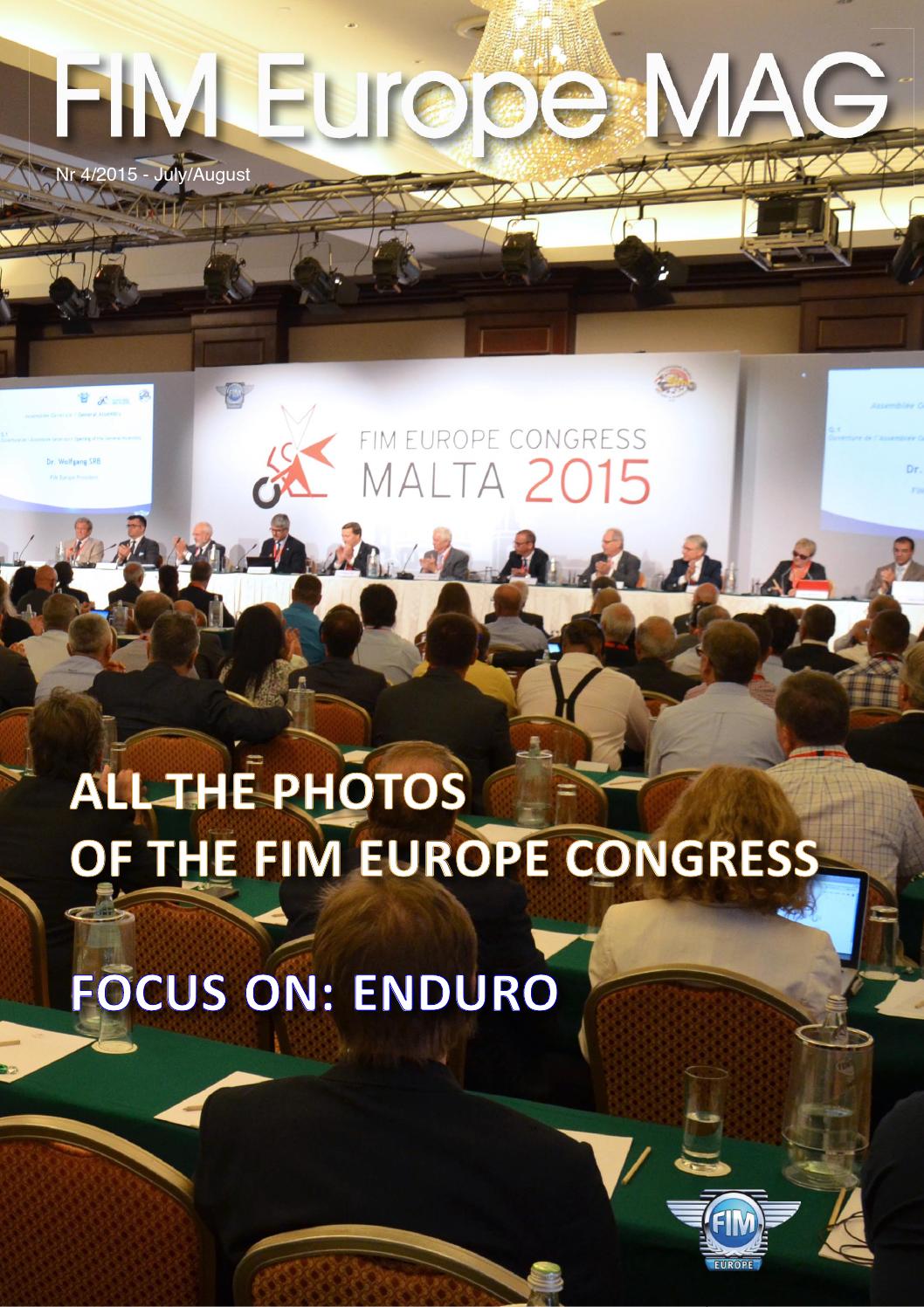FIM Europe MAG 4 2015 by FIM Europe - Issuu