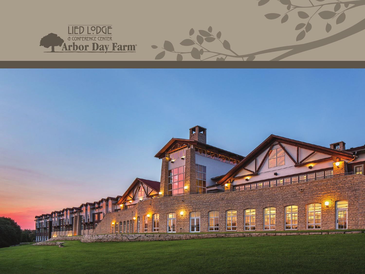 Lied Lodge Brochure 2015 by Arbor Day Foundation - Issuu