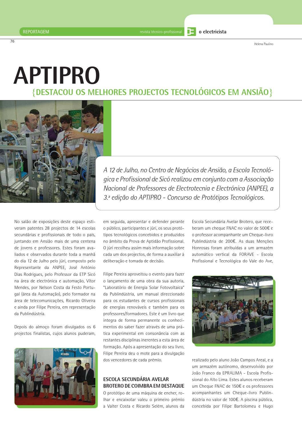 APTIPRO: destacou os melhores projectos tecnológicos em ansião by cie ...