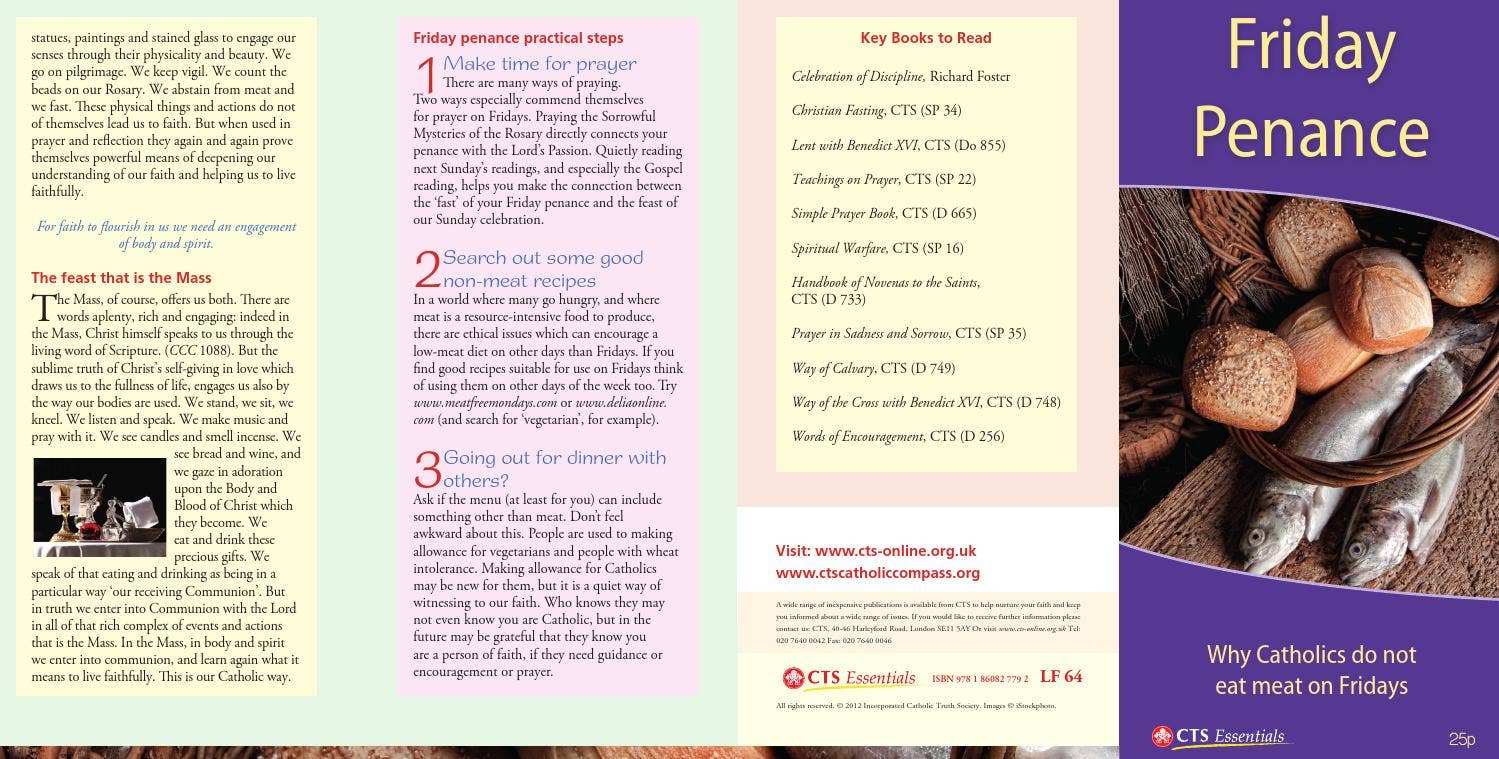 Friday penance leaflet sample by Catholic Truth Society - Issuu