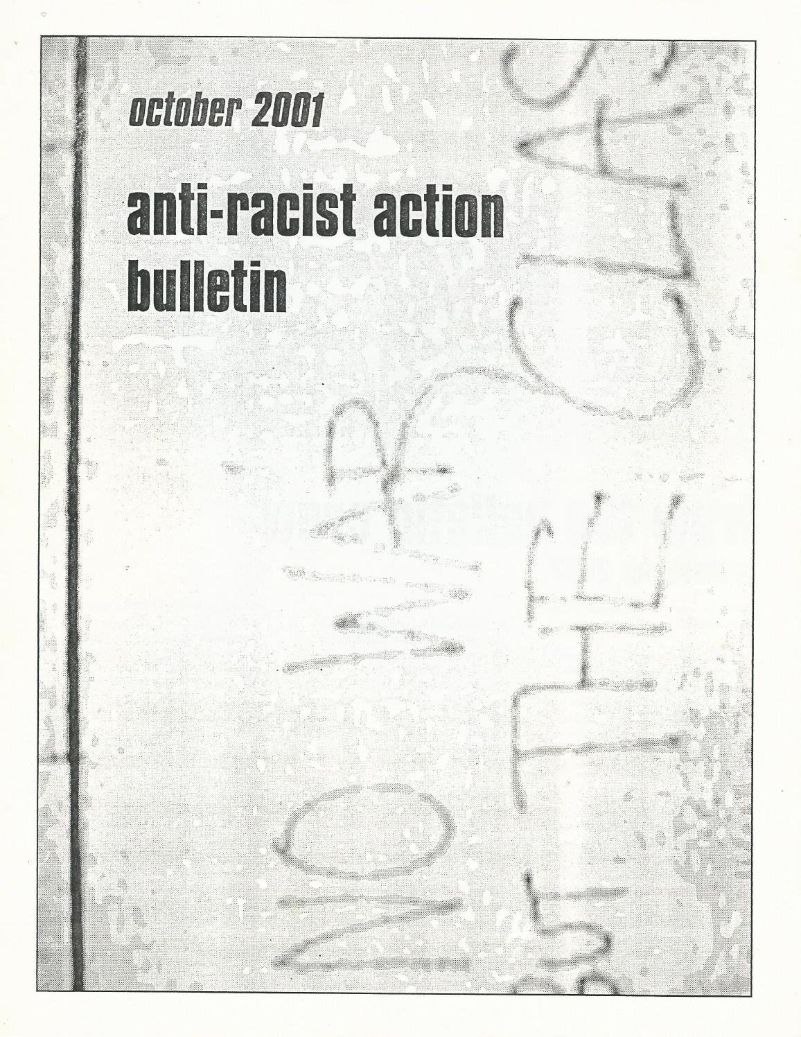 Anti-Racist Action Bulletin, October 2001 by Arm The Spirit - Issuu