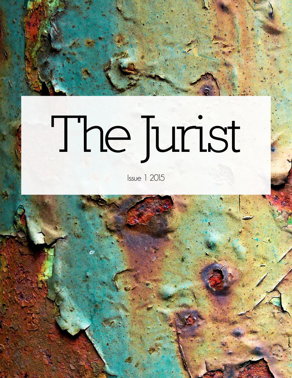 The Jurist 2015 Issue 1 by Flinders Law Students' Association - Issuu