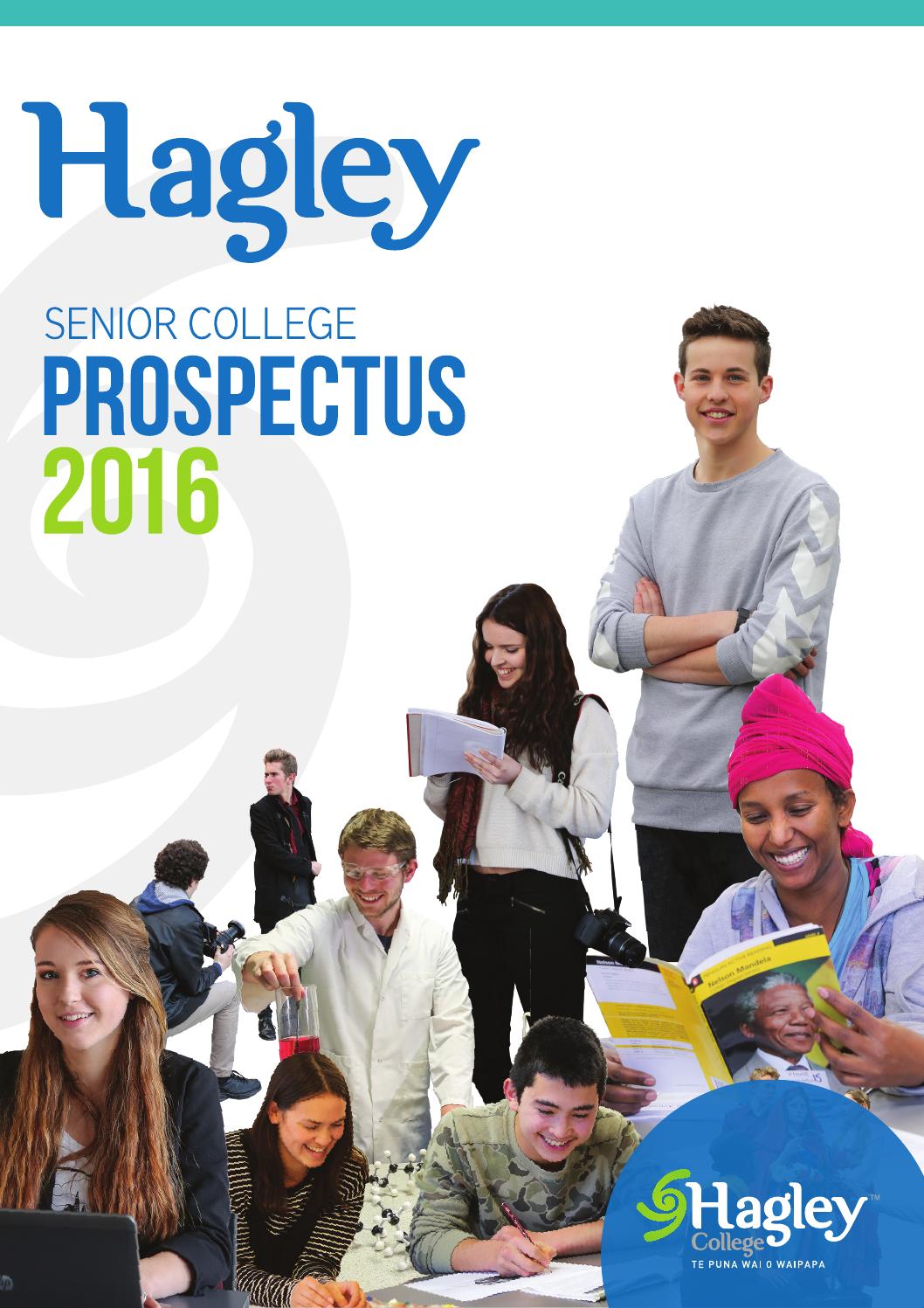 Hagley Senior Prospectus 2016 by Hagley College - Issuu