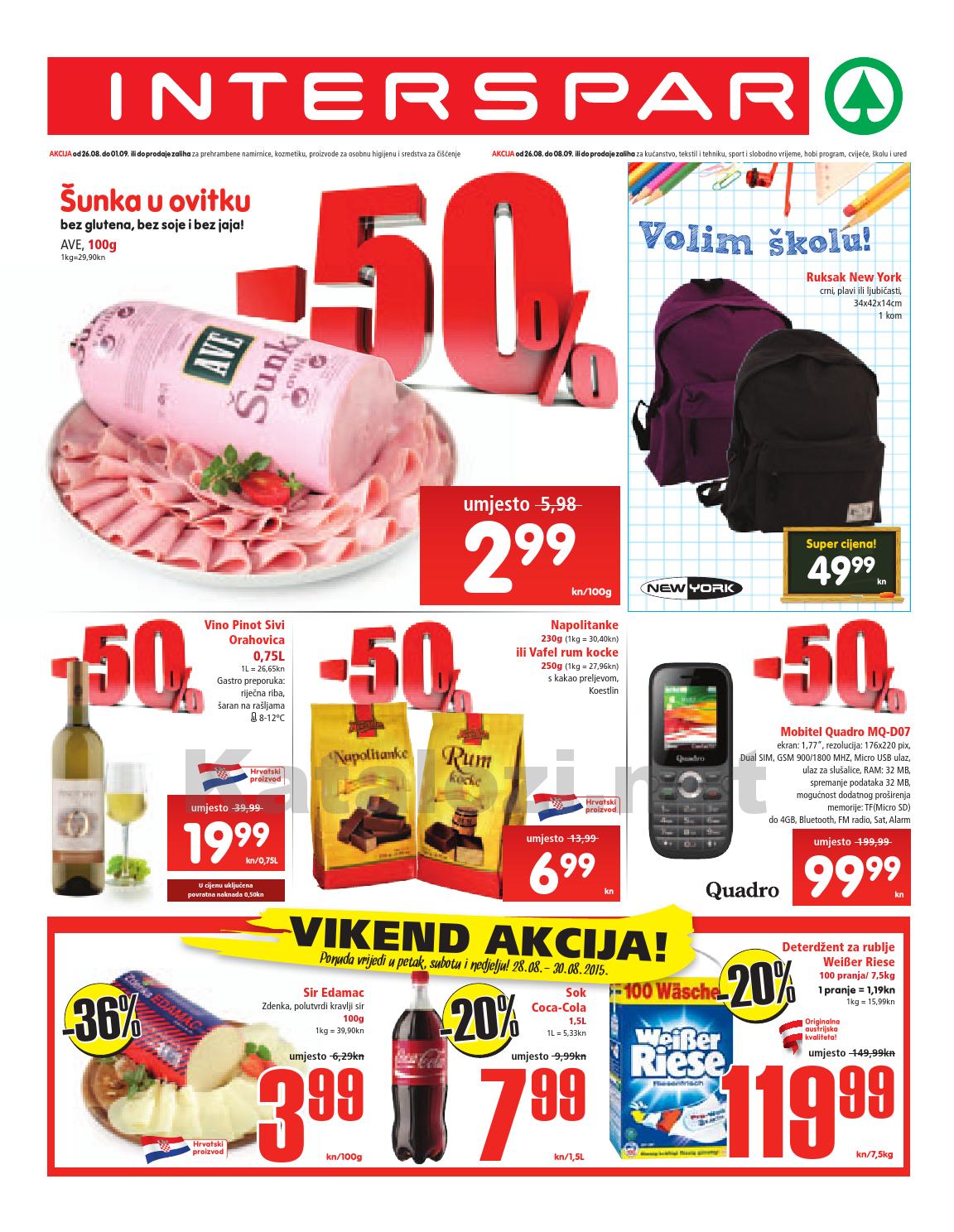 Interspar kolovoz rujan 2015 by katalozi.net - Issuu