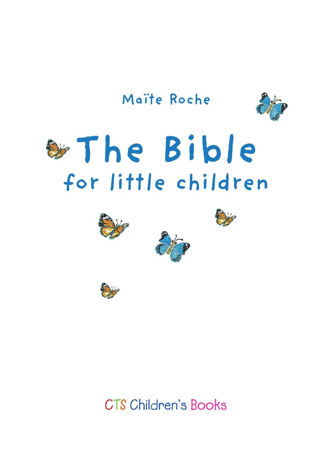 The bible for little children sample by Catholic Truth Society - Issuu