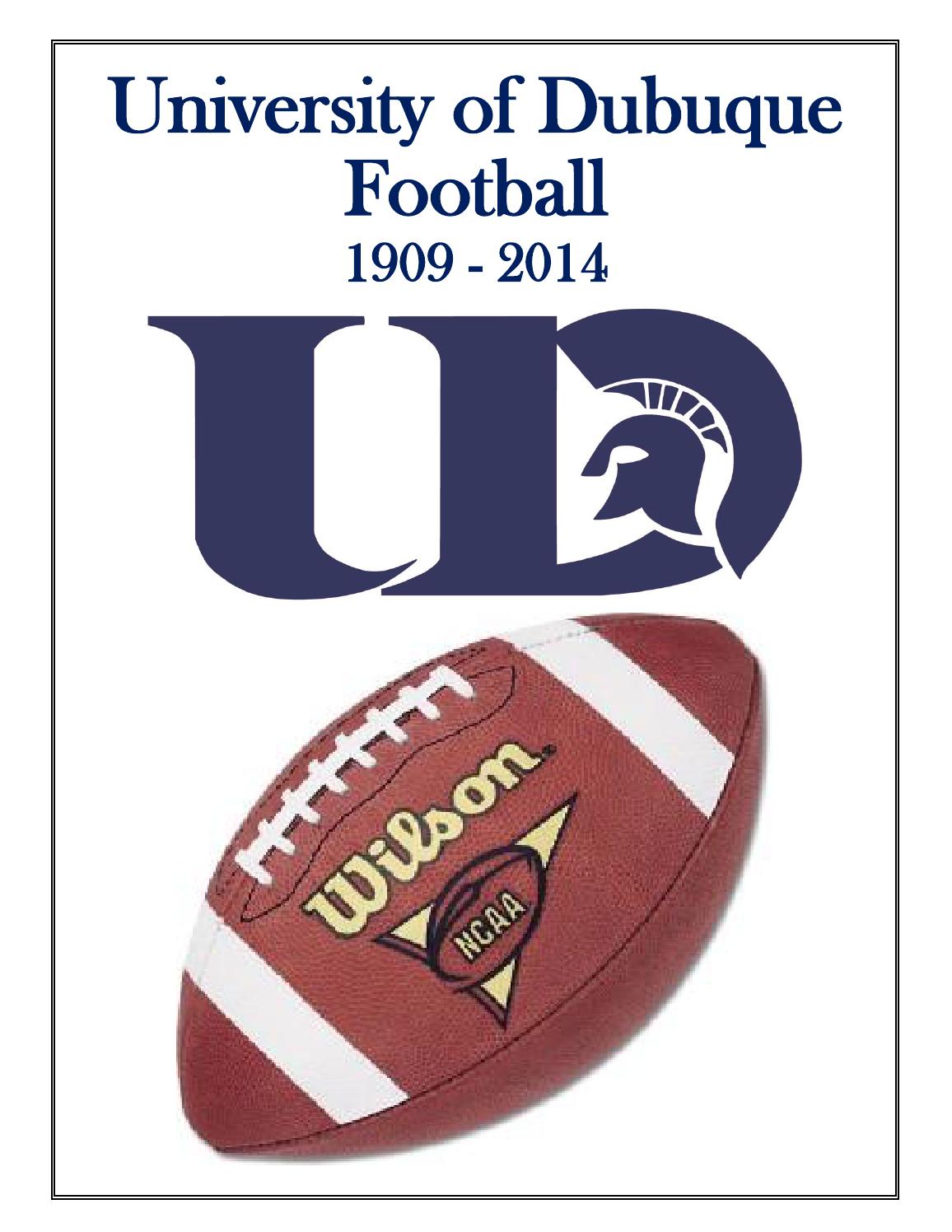UD Football Record Book by @UDubuqueSports - Issuu