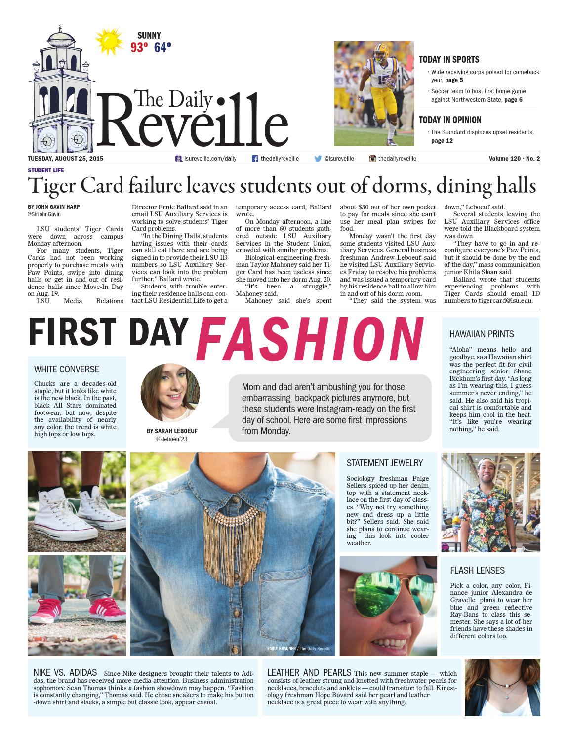 The Daily Reveille - August 25, 2015 by Reveille - Issuu