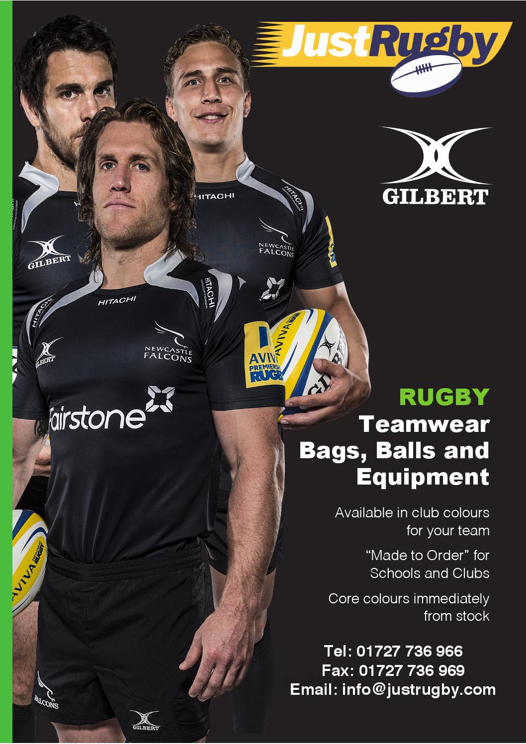 Just Rugby Gilbert Teamwear Catalogue 2015/16 by leisure7 - Issuu