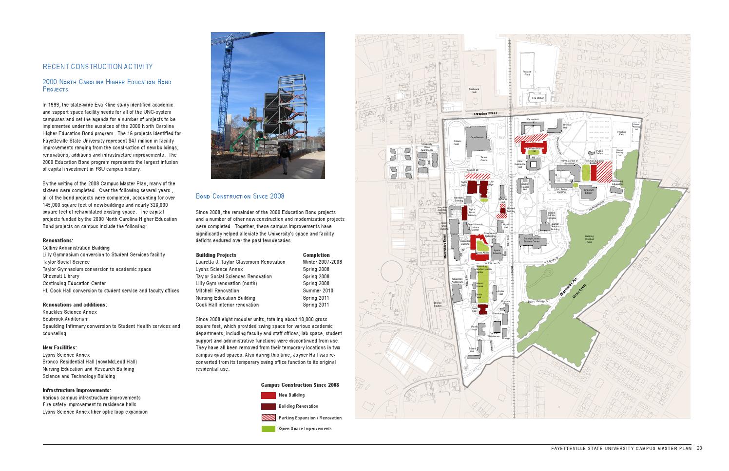 2013 FSU Campus Master Plan by Fayetteville State University - Issuu