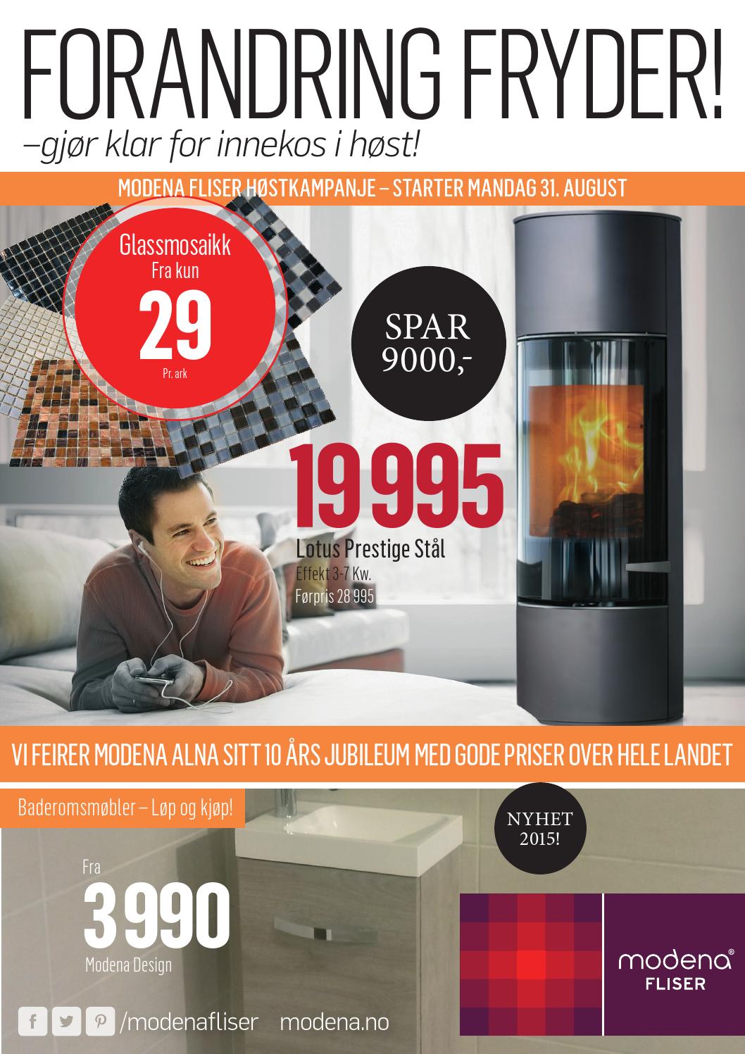 Modena Høstkampanje 2015 by Modena Fliser - Issuu