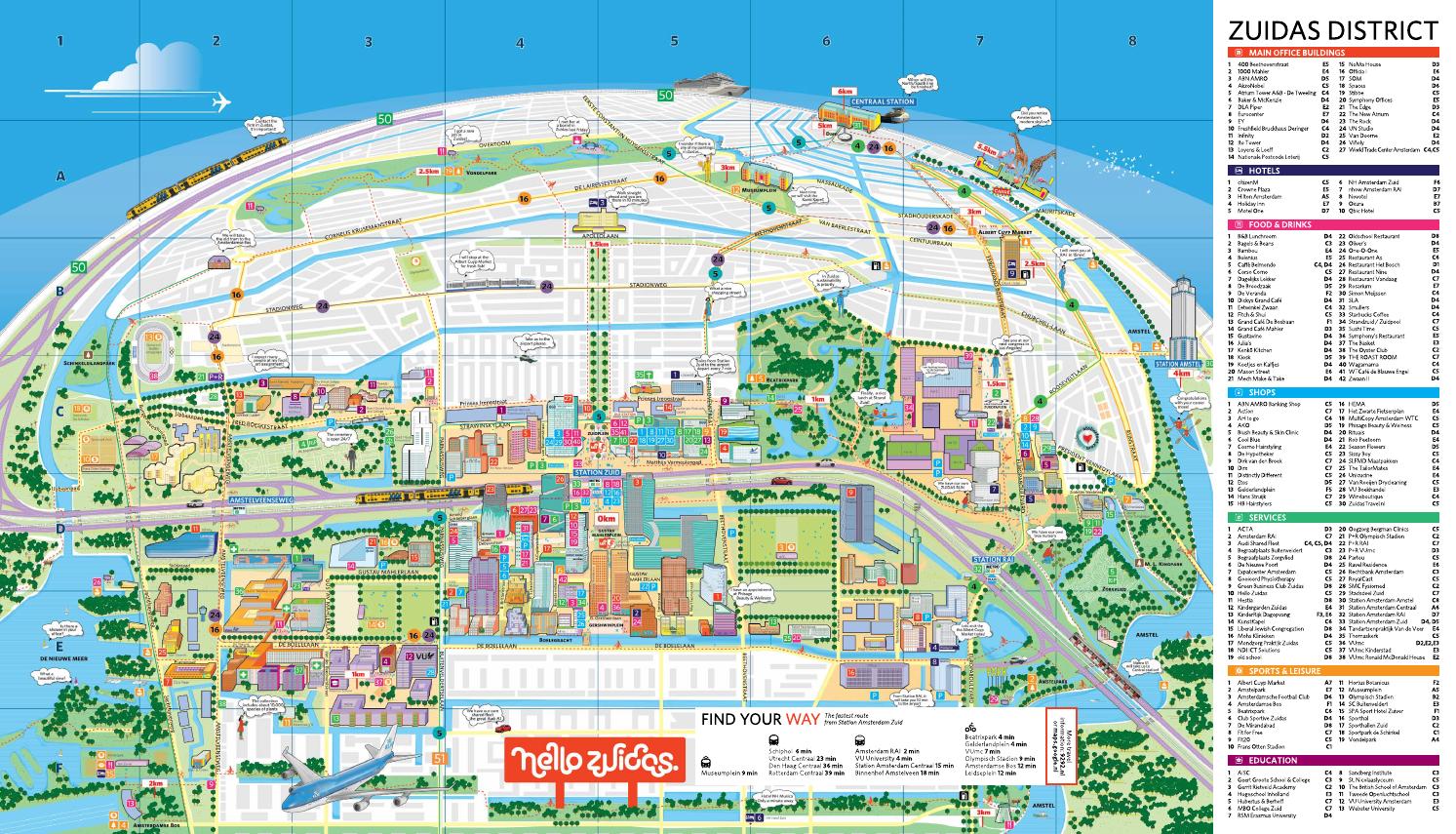 Zuidas_Amsterdam_map by Asega Media & Communication - Issuu